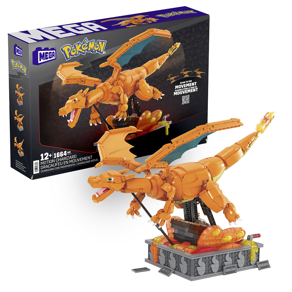 Mega Pokémon - Firecracker in motion (1664 pcs) - Boutique LeoLudo