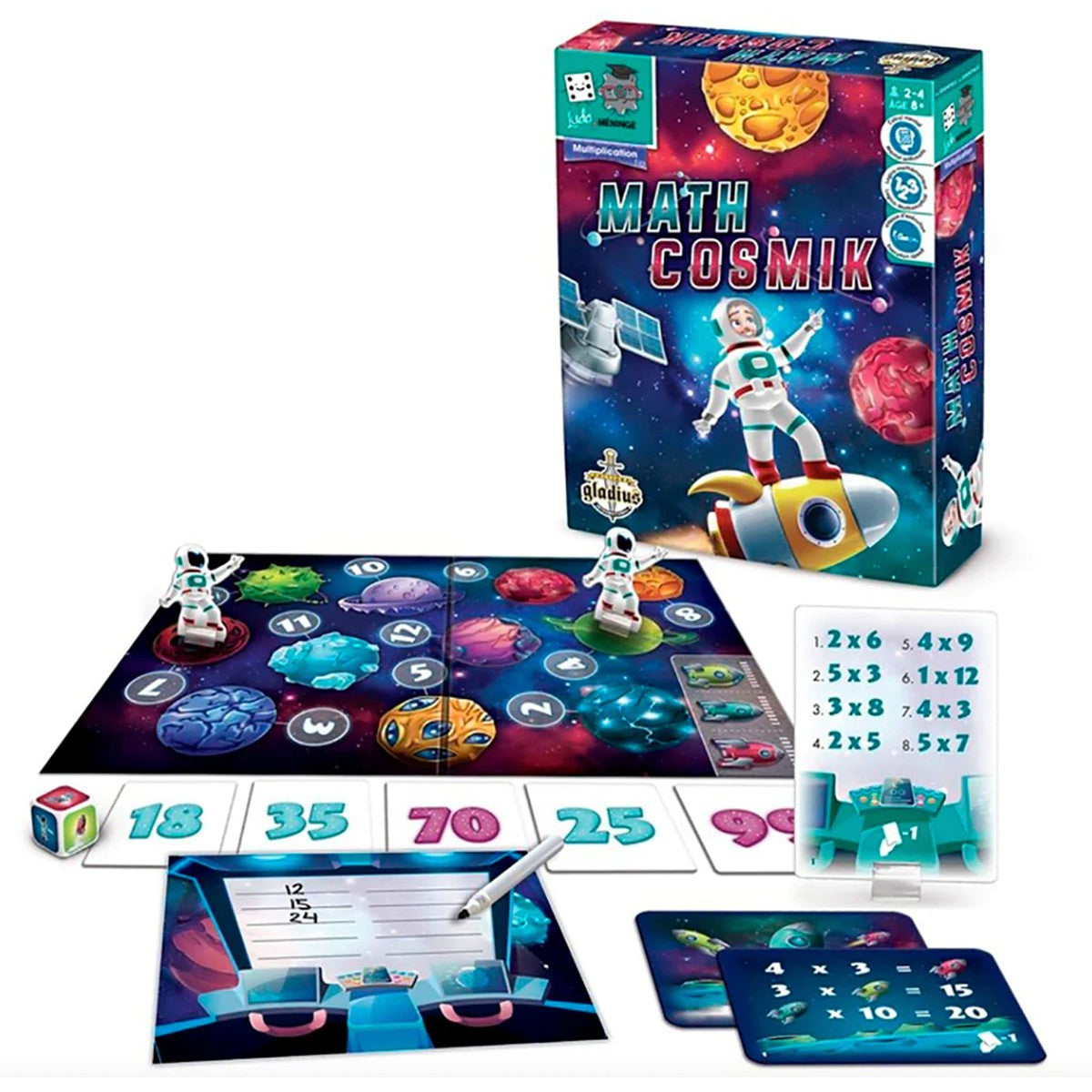 Ludo & Méninge - Math Cosmik (multiplication) - Boutique LeoLudo